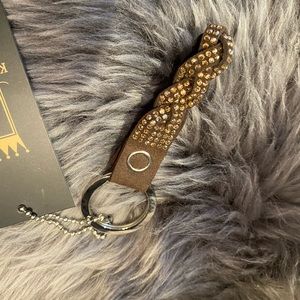 Swarovski | Accessories | Swarovski Leather Key Holder | Poshmark